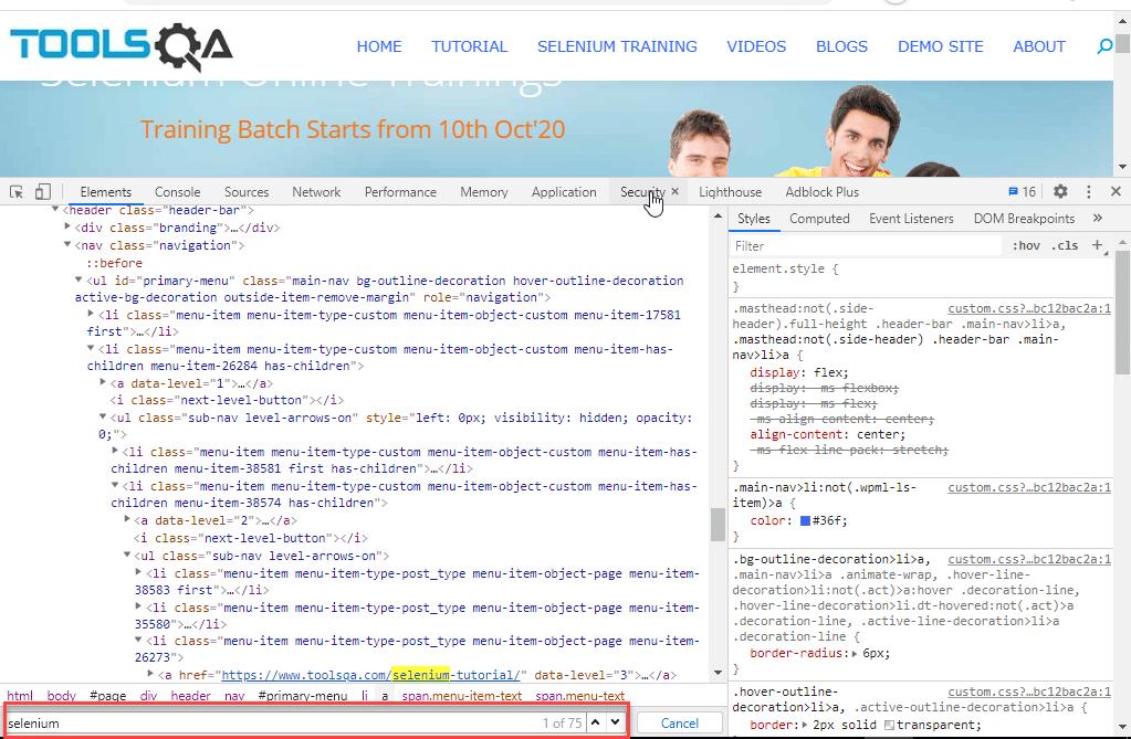 How To Inspect Element In Chrome Using Devtools For Automation